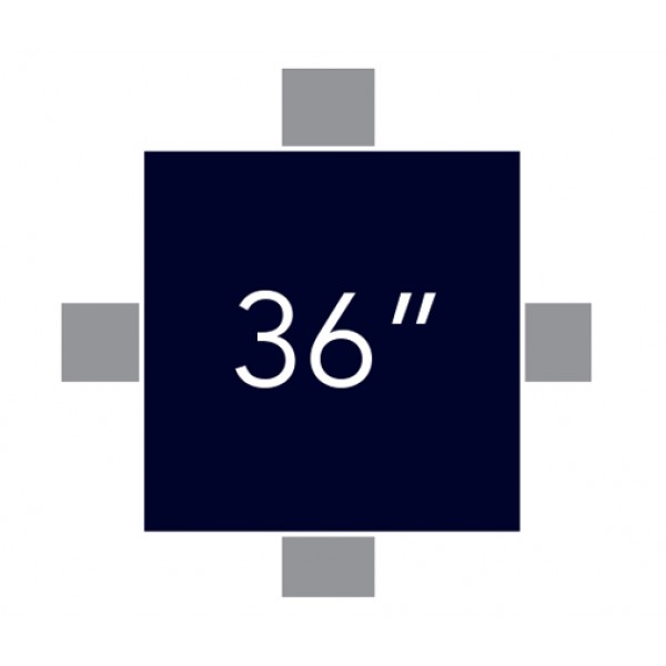 Square Low 36" x 36"